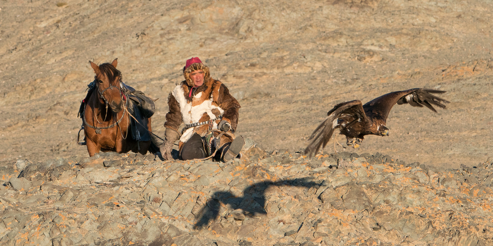 Mongolia Eagle Hunters and Gobi Desert